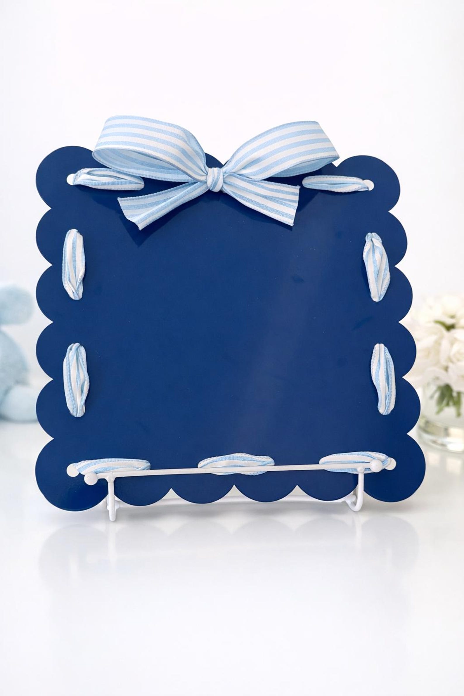 Navy Blue Scalloped Needleminder Board – The Stitch Ladi